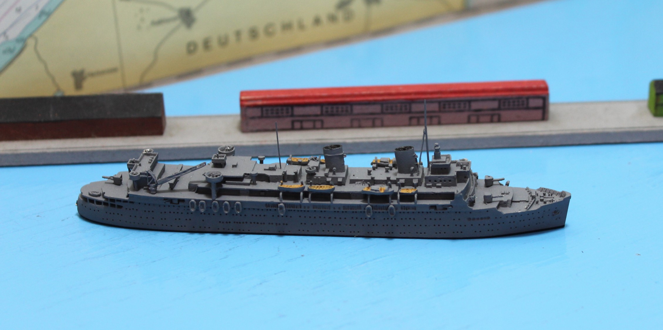 Ships-and-more - Armed cruiser "Queen of Bermuda" (1 p.) GB 1939 ...