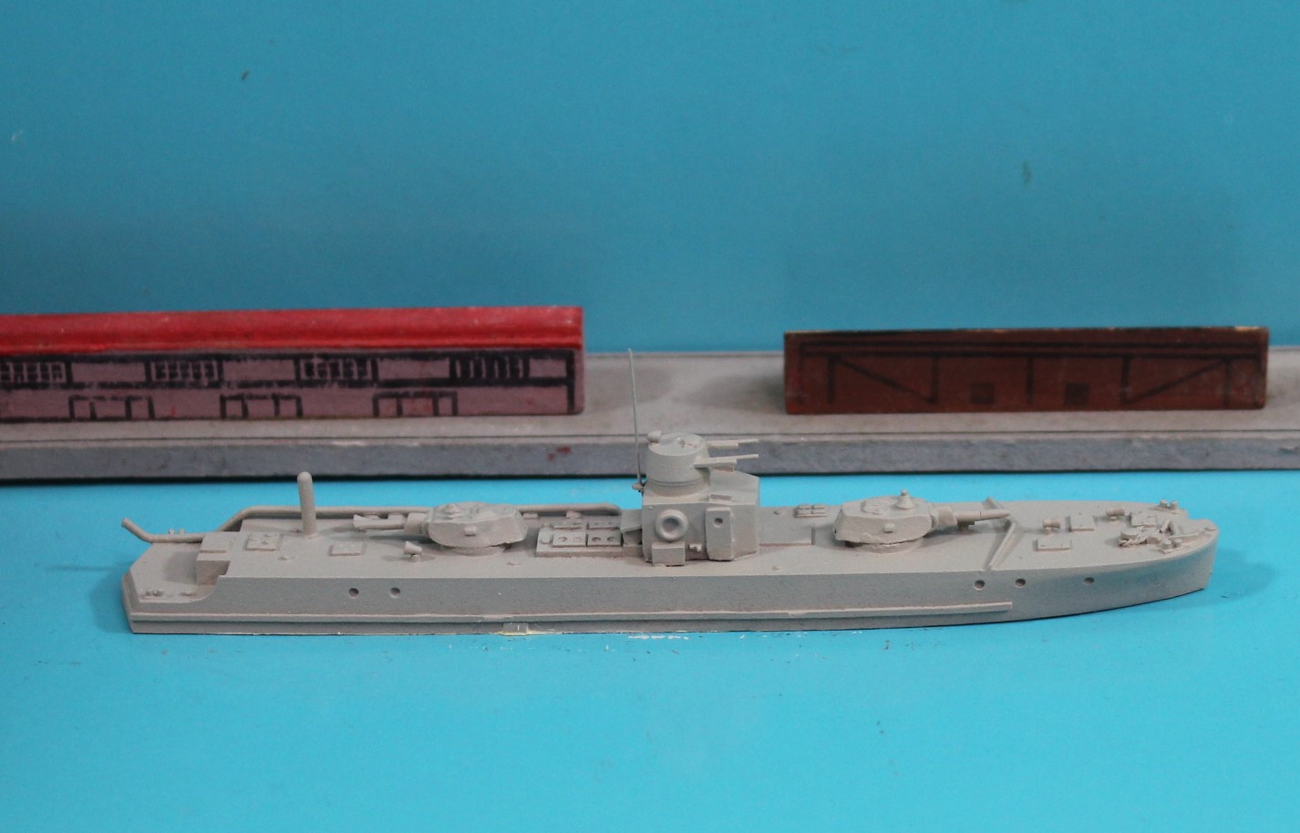 Ships-and-more - Tank gunboat "R 34" (1 p.) BKA 1124 scale unknown