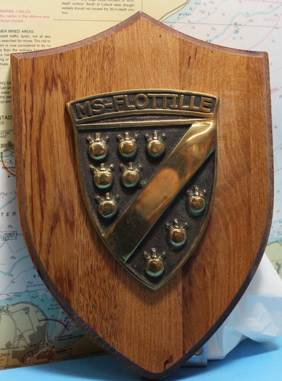 Ships-and-more - Miensweeper fleet GER heraldic sign (1 p.)