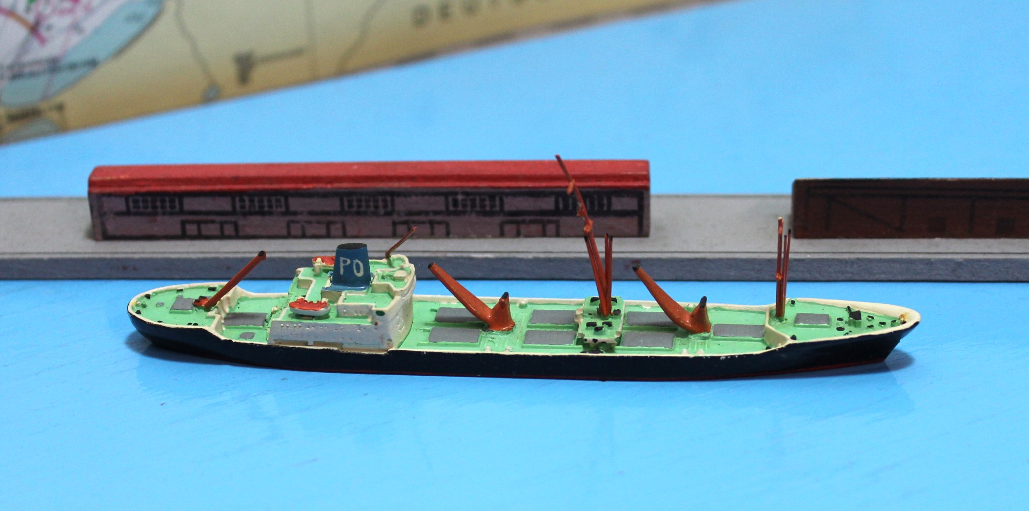 Ships-and-more - Freighter "Stratbora" (1 p.) UK Peter Otten P.O.