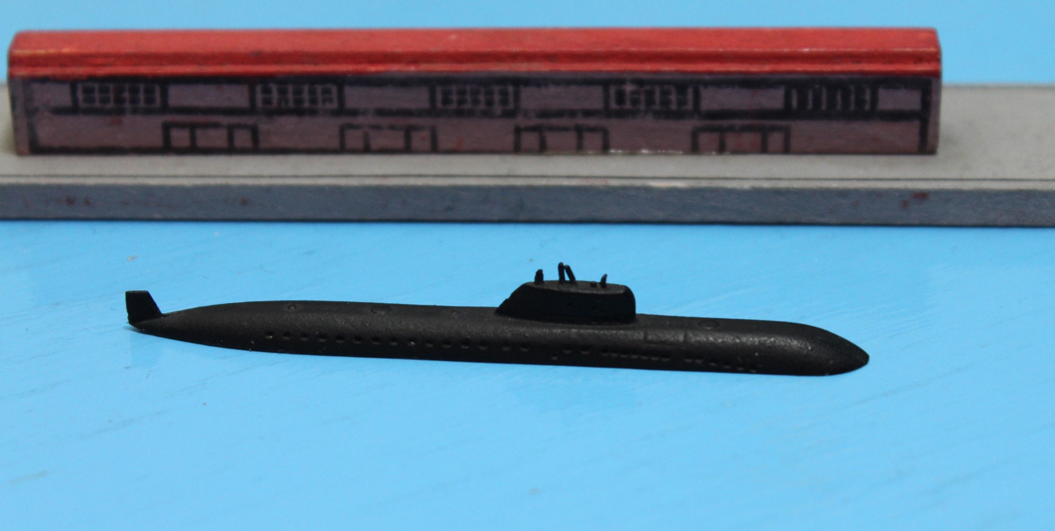 Ships-and-more - Submarine "Charlie"-class black (1 p.) SU 1972 Trident ...