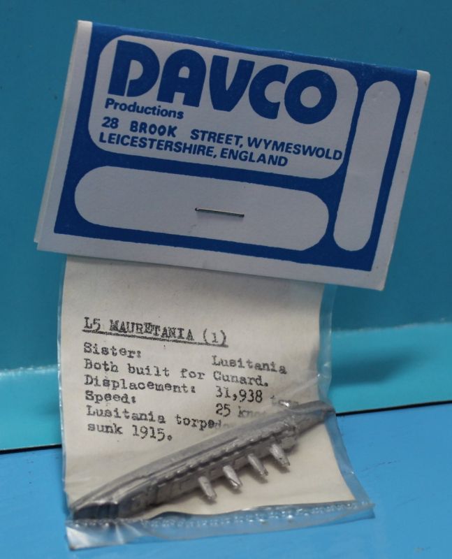 Ships-and-more - Passagierschiff Mauretania I (1 St.) GB Davco-Skytrex ...